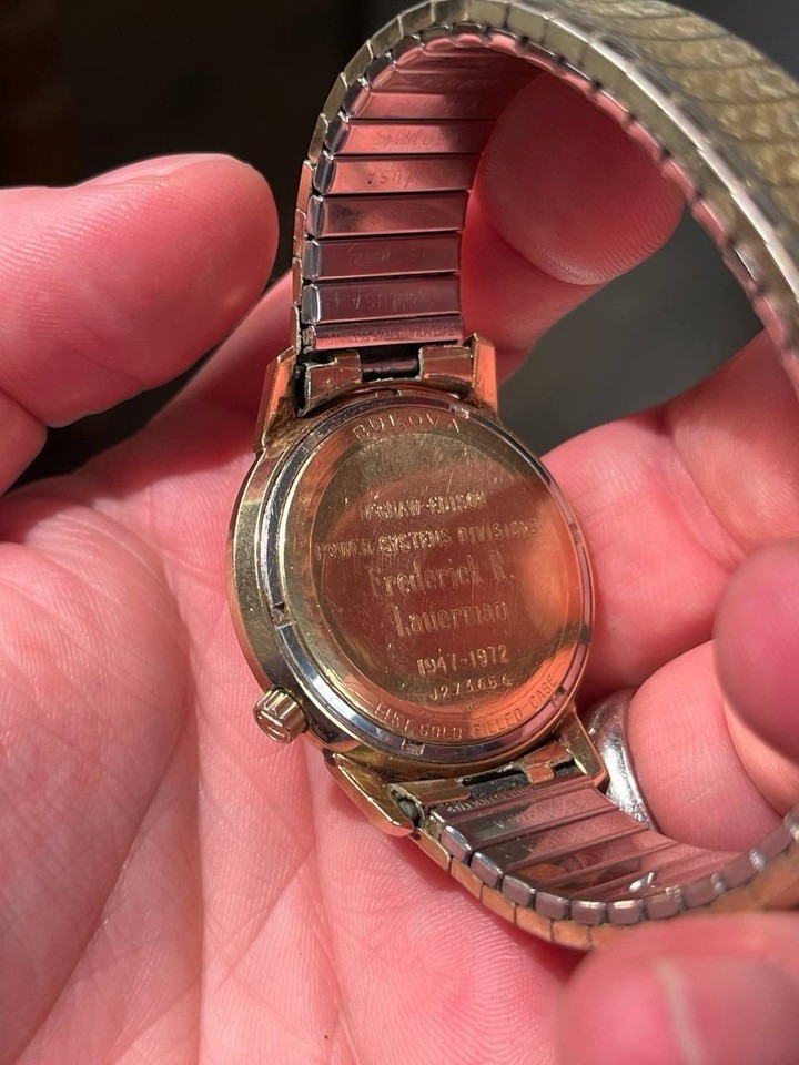 Bulova Accutron 14K Gold Filled Tuning Fork Mens Watch | eBay