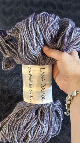 Cascade Yarns Lana Bambu Yarn Wool Bamboo Blend Discontinued Silky Yarn ...