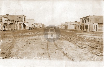 Presho SD South Dakota South Main St. 1908 RPPC Photo Postcard COPY | eBay