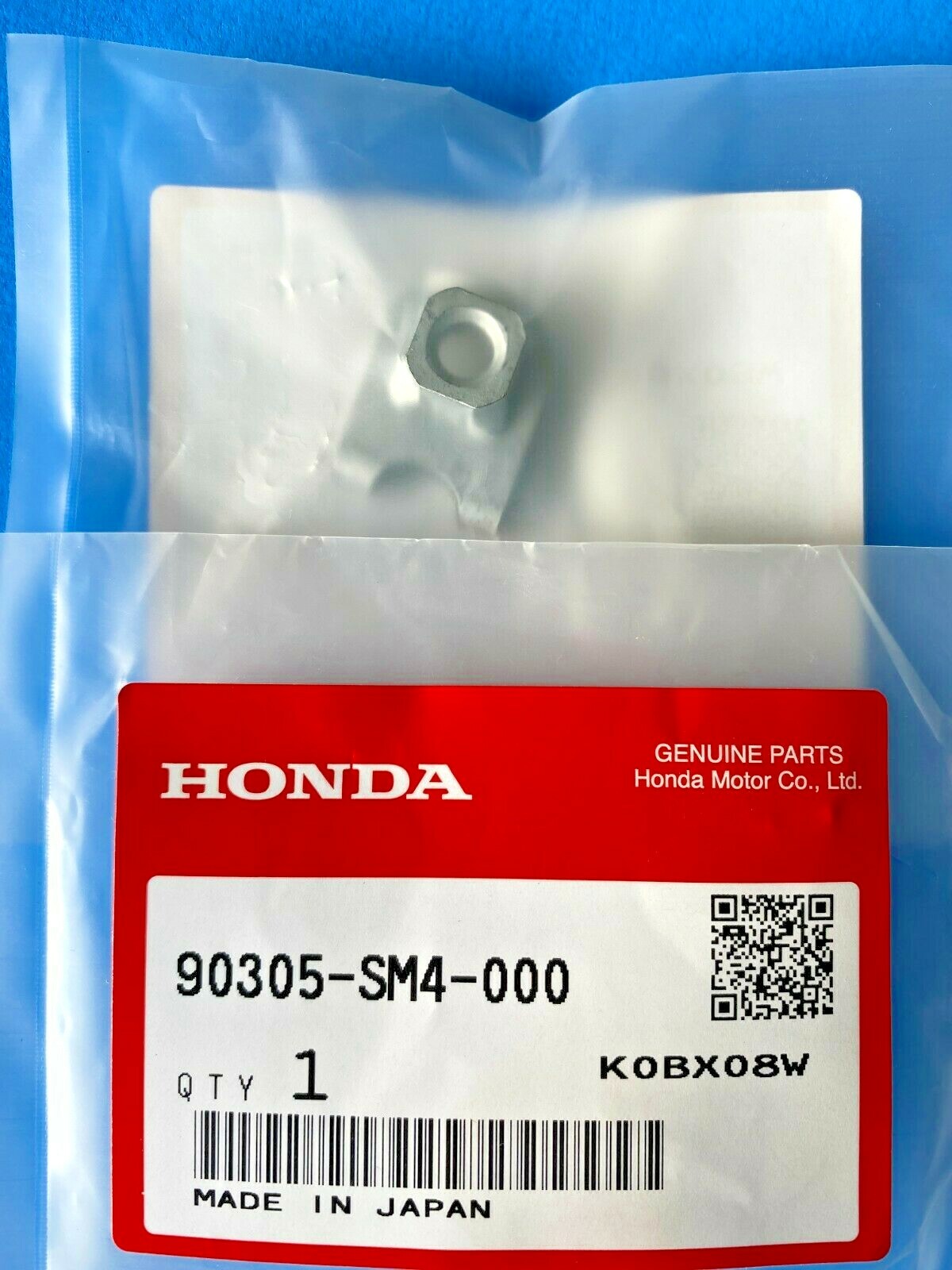 2-PC PK GENUINE Honda ACURA (1990-2021) AIR SPOILER CLIP U-NUT 90305 ...