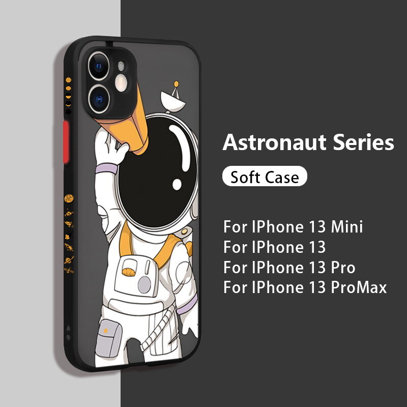 Astronaut ShockProof Hybrid Case For iPhone Air 17 16 Pro Max 15 14 13 ...
