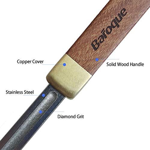 4th Generation Upgrated Baroque Guitar Fret Crowning File with 3 ...