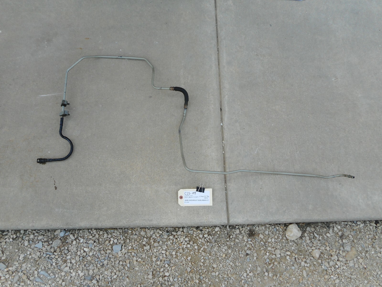 2005 CHEVY SUBURBAN EVAP LINE FROM REAR OF ENGINE TO FRONT OF FUEL TANK ...