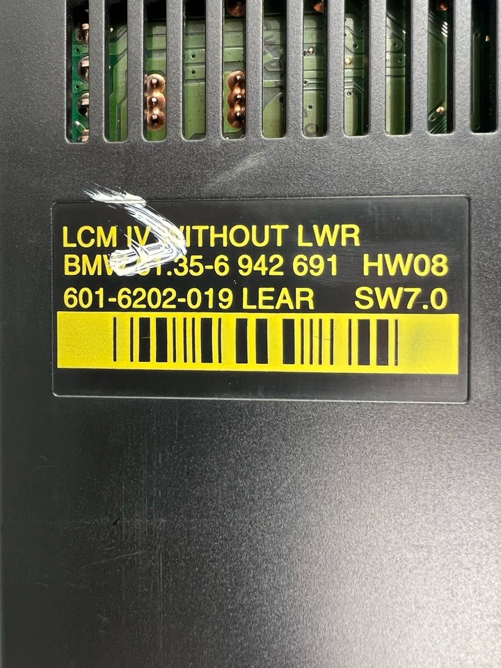 OEM 2000-2006 BMW E53 X5 LIGHT CONTROL MODULE LCM 3 W/O LWR LCM 6942691 ...