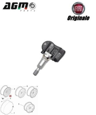 VALVOLA SENSORE PRESSIONE PNEUMATICO ORIGINALE ALFA GIULIA STELVIO ...