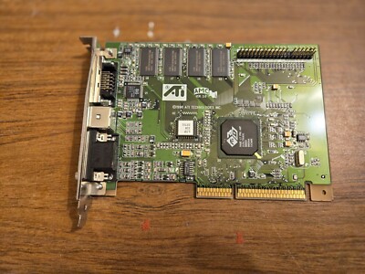 RARE ATI Rage LT PRO 4MB AGP 2X Video Graphics Card INCLUDES DFP PORT ...