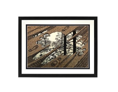 M.C. Escher Art Print Puddle | eBay