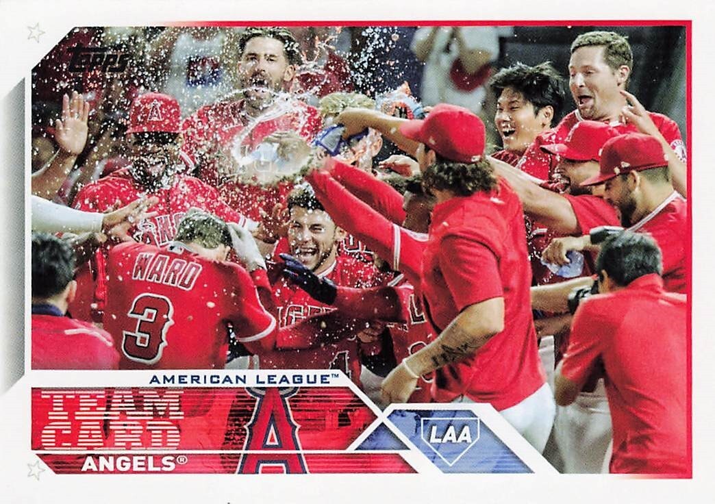 Angels Team Card Topps 2023 Baseball Card #93 Series One | eBay