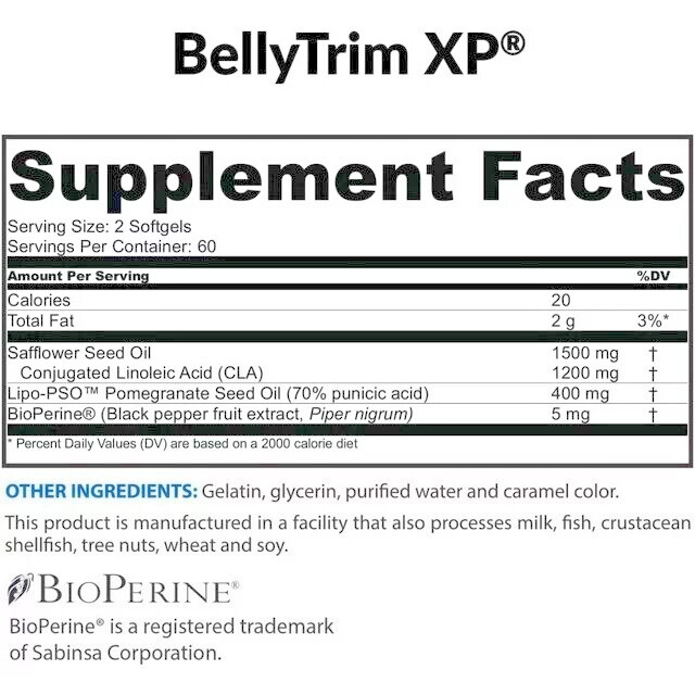 BioTrust BELLYTRIM XP® — ADVANCED CLA TONING SUPPLEMENT NEW & SEALED ...