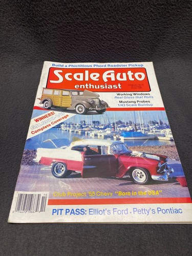 Scale Auto Magazine 1986 October No.45 Model Car Enthusiast '55 Chevy ...