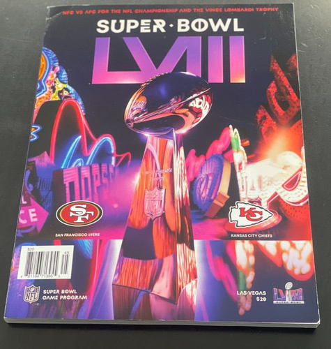 NFL Super Bowl LVIII Official Program from Allegiant Stadium in Las ...