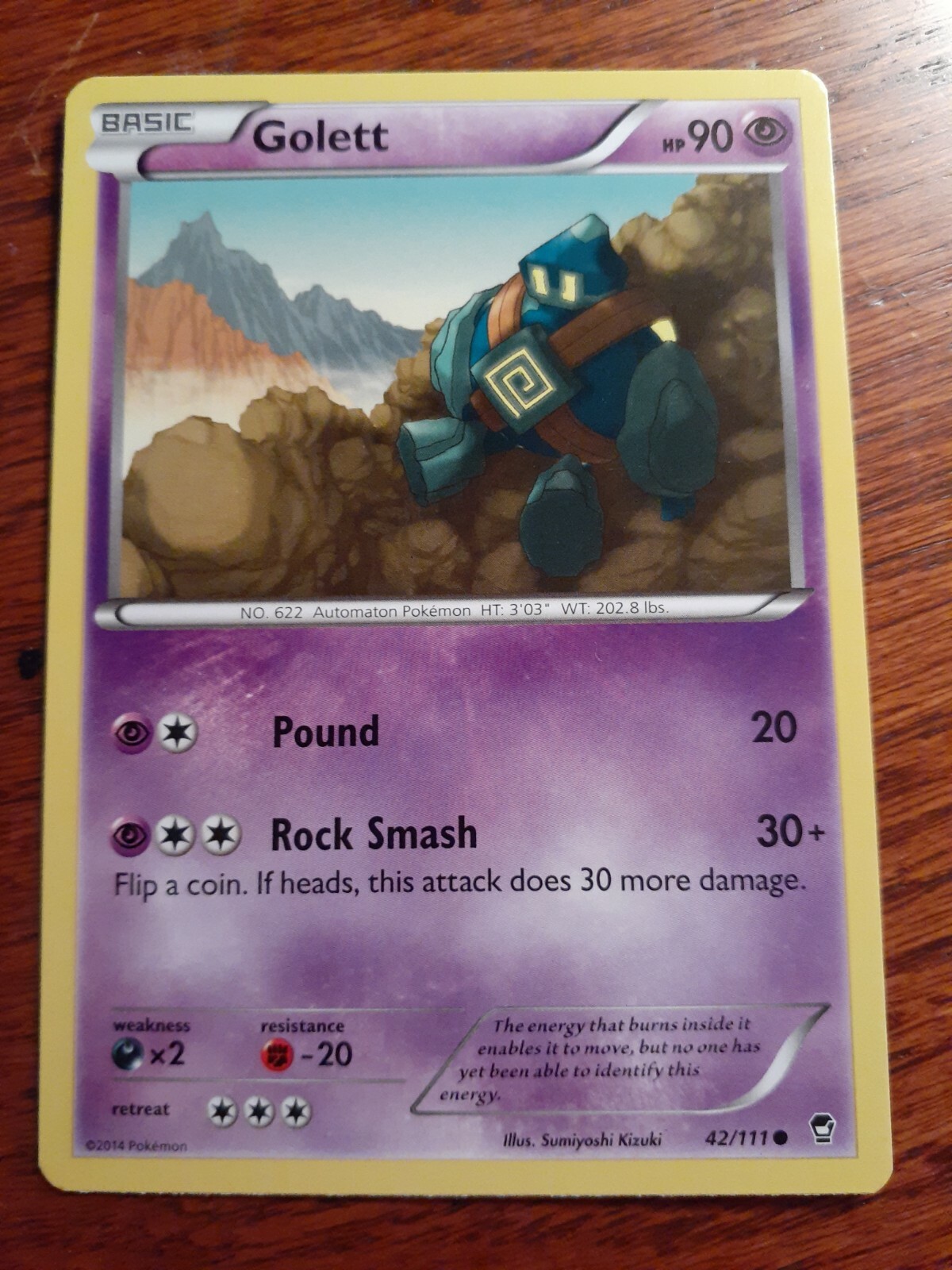 Pokemon Card Golett | eBay