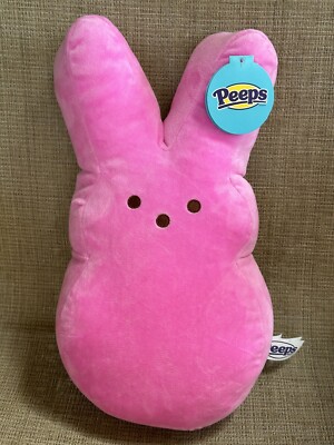 Peeps Bunny Easter Pink Large 15-Inch Stuffed Toy, New With Tags | eBay
