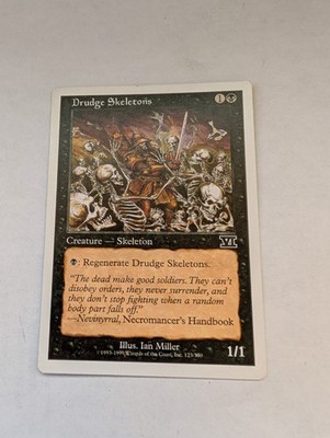 Drudge Skeletons Classic MTG Core Set 6th Edition Regular MTG | eBay