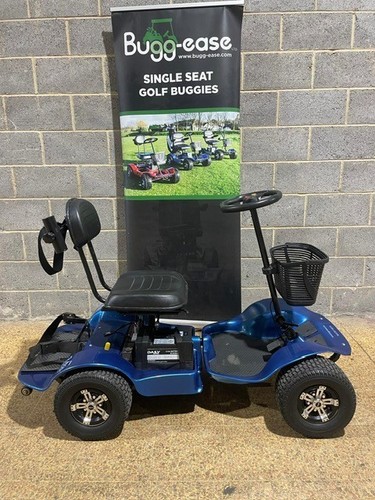Bugg-Ease Single Seat Golf Buggy with Steering Wheel & Lightweight Seat ...