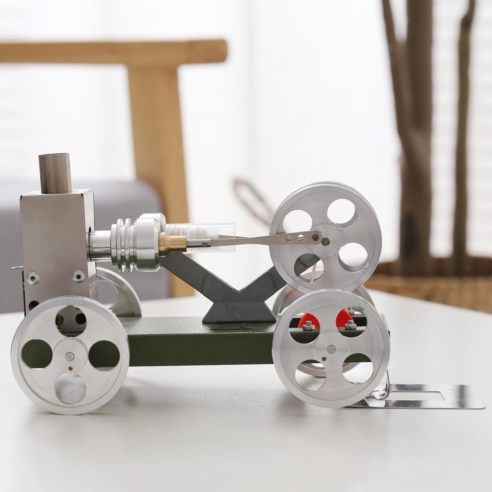 Hot creative air stirling engine motor car model educational | eBay UK