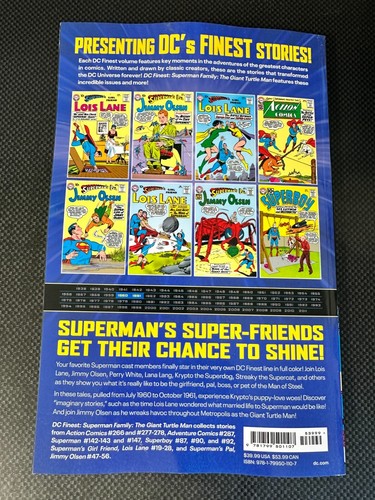 DC Finest Superman Family The Giant Turtle Man Deluxe TPB BRAND NEW ...