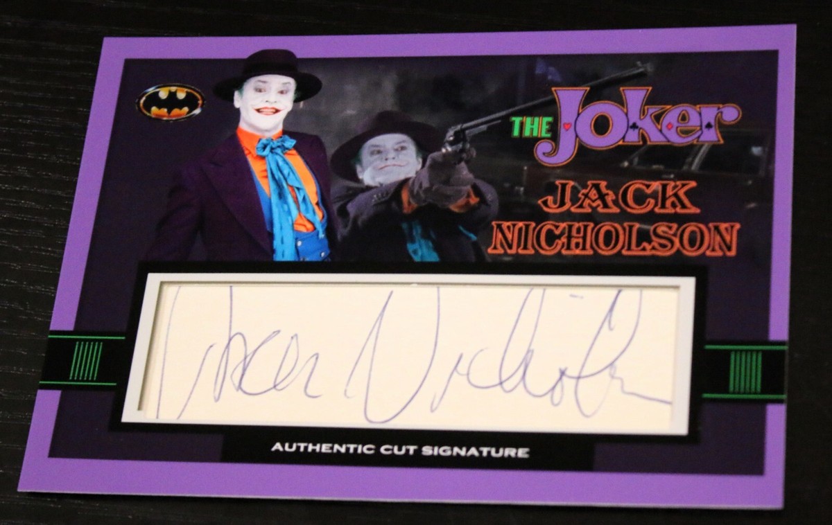 Autógrafo Del Joker Jack Nicholson
