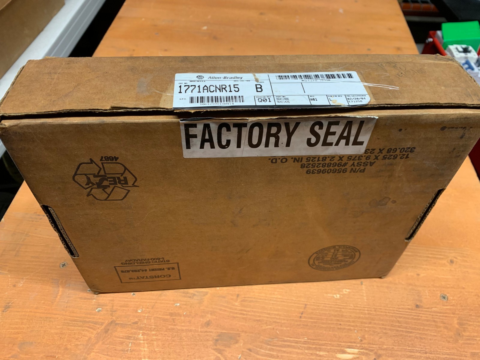 1771-ACNR15 MODULE SER.B 1771ACNR15 ALLEN BRADLEY / TESTED! OPEN BOX ...