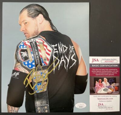 WWE NXT Baron Corbin Signed Championship Belt 8x10 Photo A Autograph ...