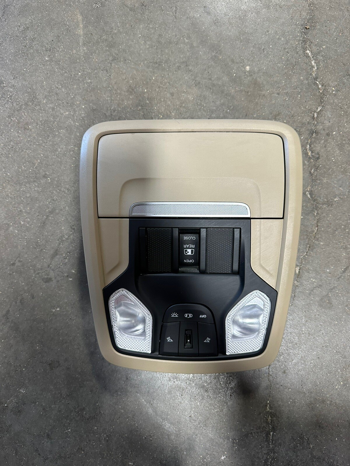 2019-2023 Dodge Ram 1500 2500 Overhead Console Tan | eBay