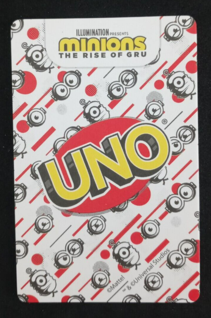 2019 Mattel Minions The Rise of Gru Uno Card Blue #1 | eBay