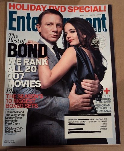 Entertainment Weekly James Bond Daniel Craig November 24, 2006 The Best ...