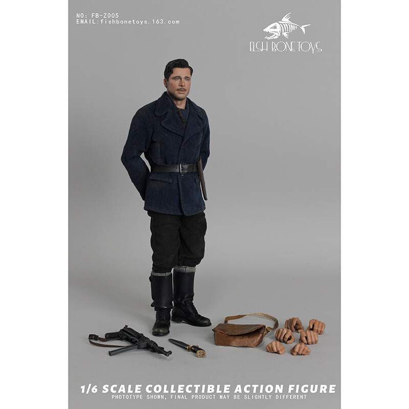 1/6 FISH BONETOYS FB-Z005 Brad Pitt US Army Lieutenant Action Figure | eBay