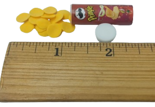 Play Food Miniature Pop Top Pringles Chips BBQ | eBay