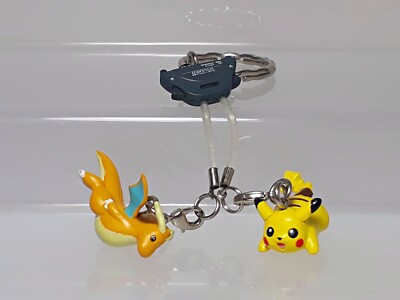 Dragonite Pikachu GBA Pokemon Figure Keychain Banpresto 2004 Japan X06 ...