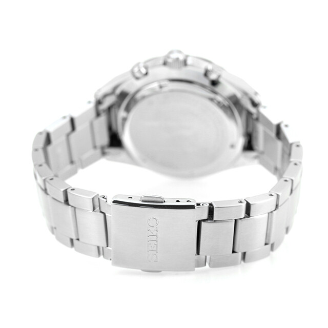 SEIKO SELECTION SBTR041 Stainless Steel Chronograph Quartz Watch 41mm ...