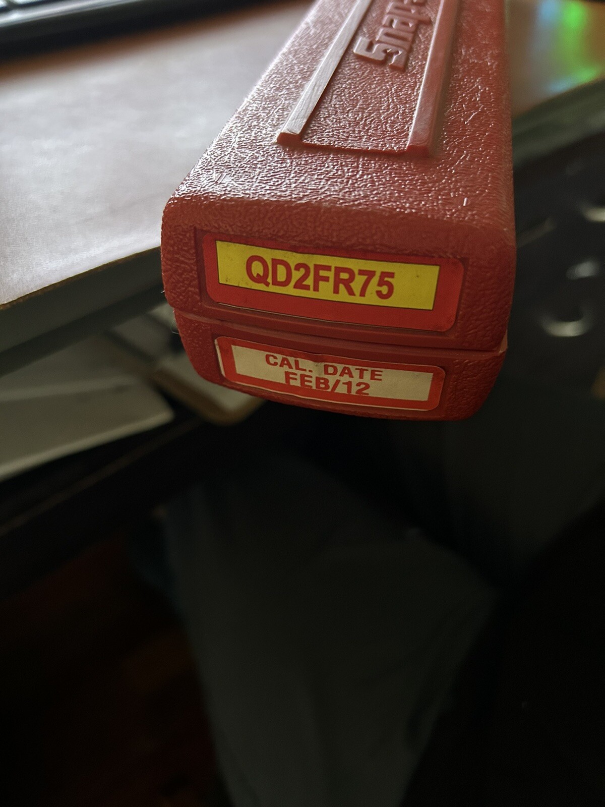 NEW Snap on QD2FR75 -3/8" Dr. Click-Type Flex-Head Torque Wrench with ...