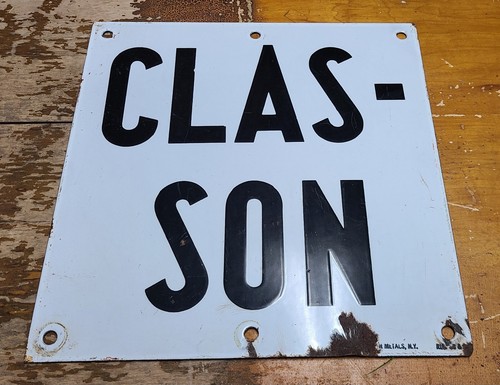 NEW YORK CITY TRANSIT CLASSON SUBWAY SIGN IND NYCTA COLUMN PILLAR ...