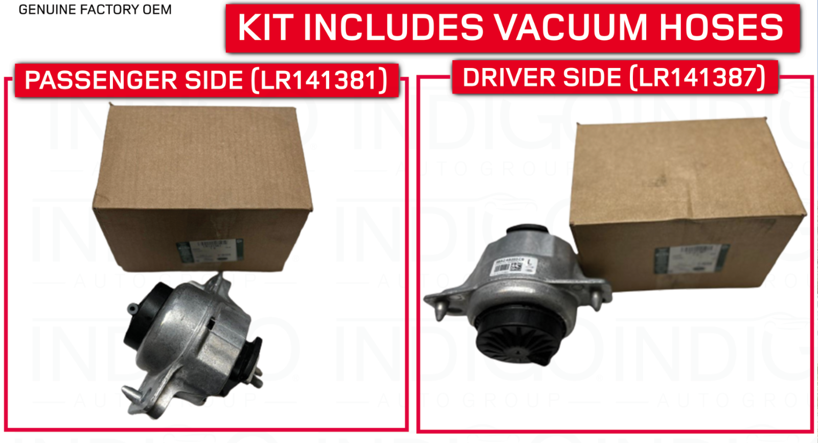 KIT DE SOPORTE DE MONTAJE DE MOTOR LAND ROVER GENUINO GAMA ROVER VELAR ...