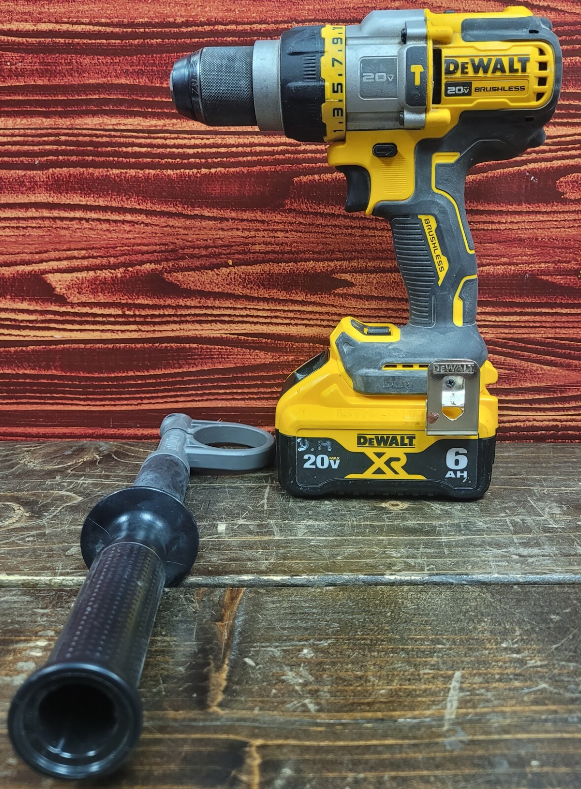 Dewalt 1/2in Hammerdrill/Drill Driver (DCD999) w/ 6Ah Battery (DCB206 ...