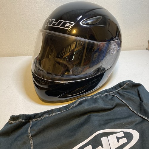 HJC Helmet With Bag Size S/M Black Full Face Cover. CS-Y | eBay