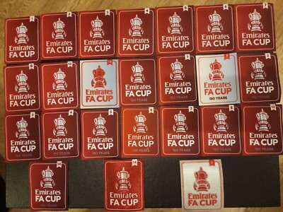FA CUP PATCH ANY PLAYER ANY TEAM / FA CUP 150 YEARS PREMIER LEAGUE ...
