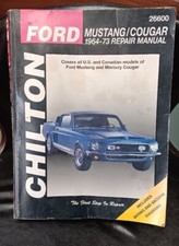 26600 Chilton Repair Manual Mustang Cougar 1964-73 for sale online | eBay