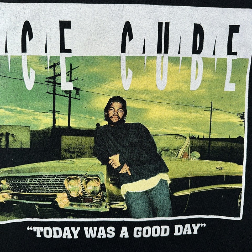 Ice Cube Today Was A Good Day Black T-Shirt Men's SZ S Rap Music Hip ...