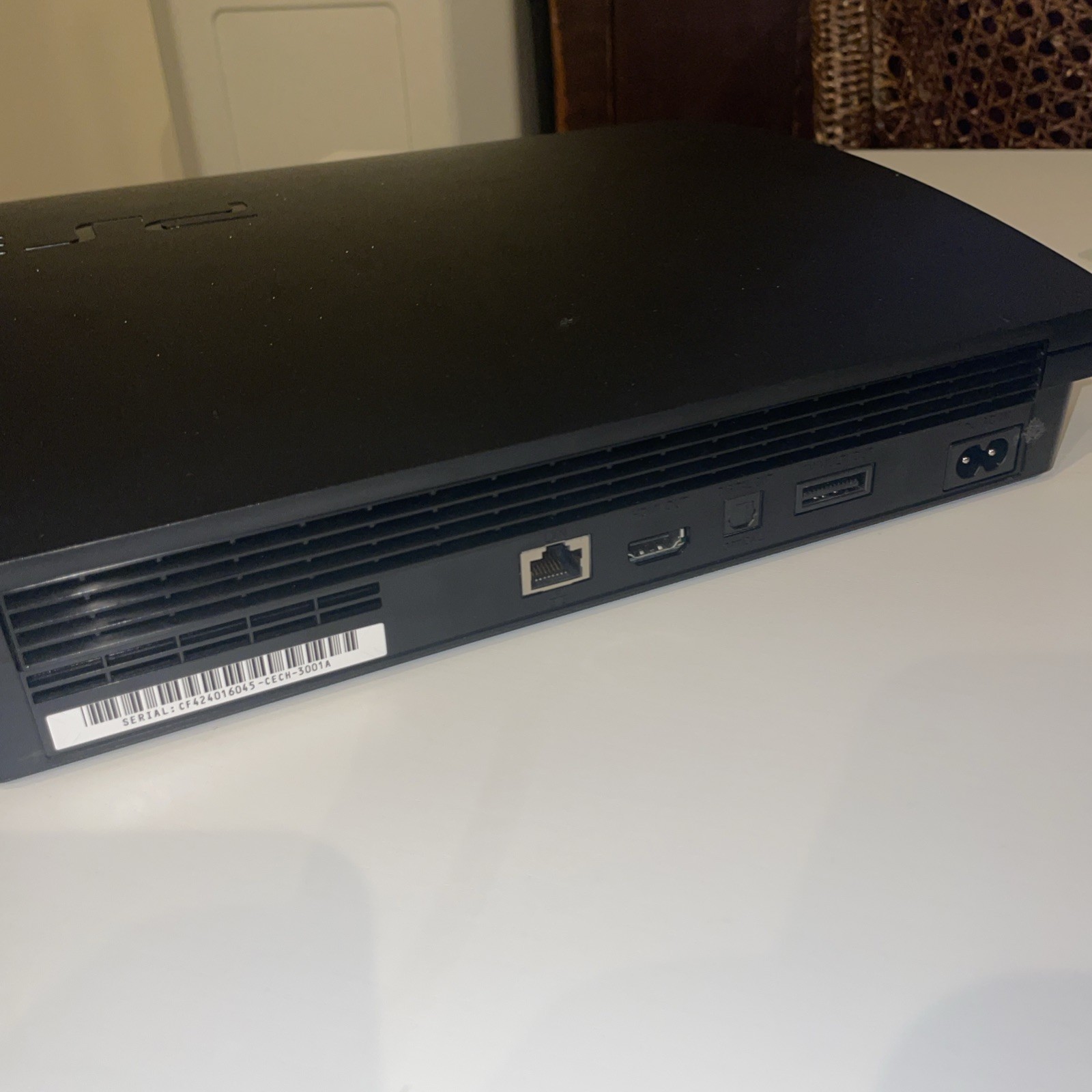 PlayStation 3 PS3 Console Only With Power Cord- Powers On - For Parts ...