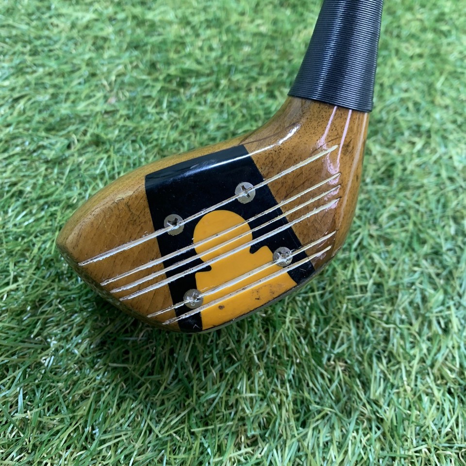 MacGregor George Bayer B1W Driver Jumbo Persimmon Stiff Flex Head Steel ...