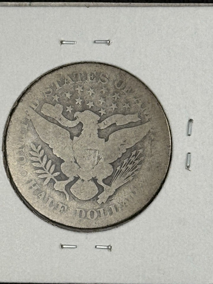 🗽1892 Barber Half and 1897 Barber Half Dollars 90% Silver Lot of 2 Nice ...