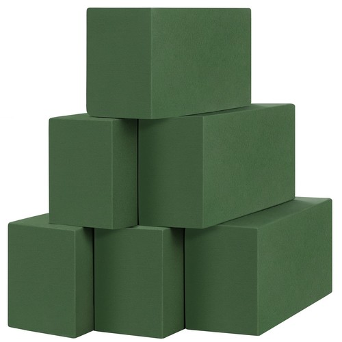 Floral Foam Bricks Wet Blocks Green Styrofoam 6 Pack for Flower ...