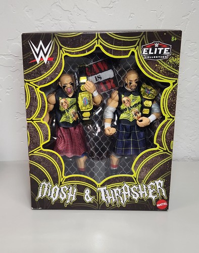 Mattel WWE Elite The Headbangers Mosh and Thrasher Action Figures ...