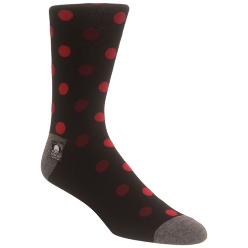 Oversize Dots Men’s Crew Dress Sock | Stacy Adams Premium Socks (One ...