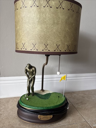 King America Animated Putter Golf Lamp “For Birdie” w/Original Shade ...