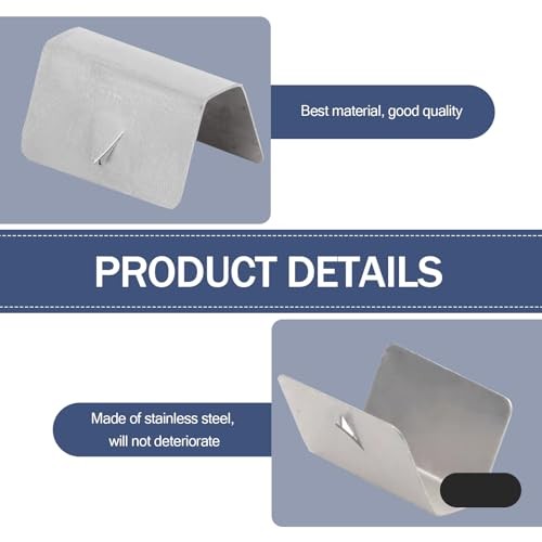 Wind Deflector Clips, Stainless Steel Rain Gutter Clip Replacement ...