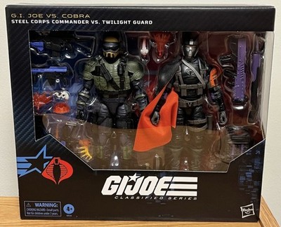 Hasbro G.I. Joe Classified Series Steel Corps Commander Vs. Twilight ...