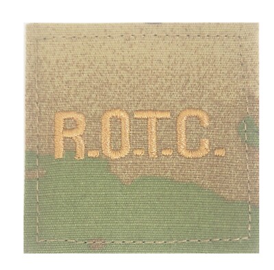 US Army ROTC 2x2 GOLD LETTERS "ROTC" | eBay