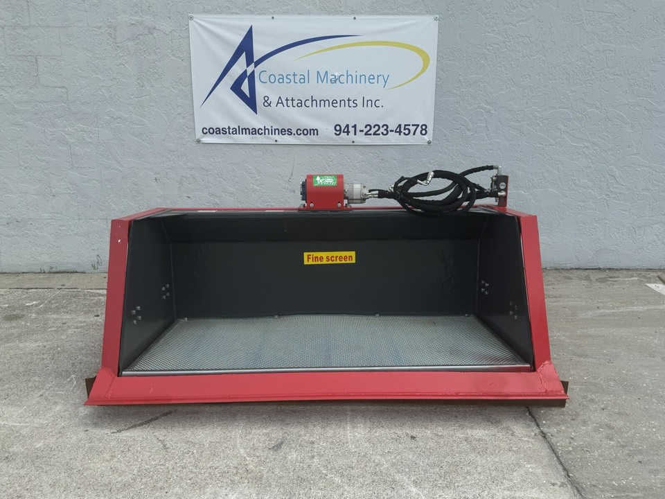 Vibrating Dirt Screen Sifter Screener Screening Bucket Skid Steer ...